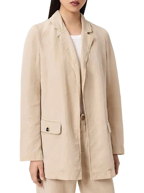 ALLSAINTS Aleida Blazer - Taupe Brown