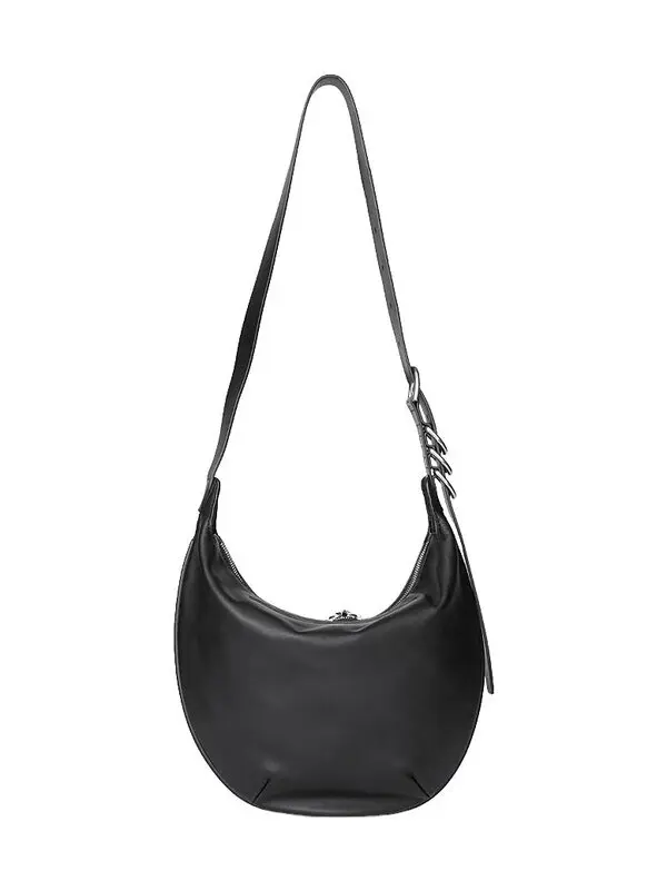 Rag & Bone Mercer Medium Leather Hobo Bag - Black