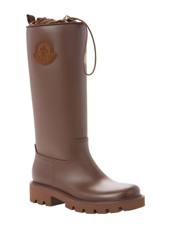 Moncler Kickstream High Boots - Brown