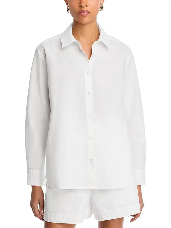 French Connection Rhodes Poplin Shirt - Summer White
