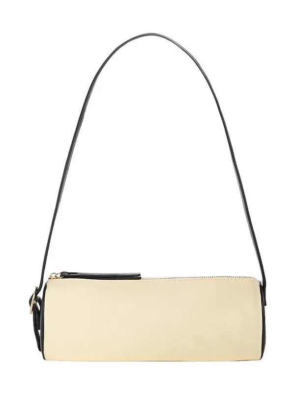 Aqua Barrel Bag - Ivory/black