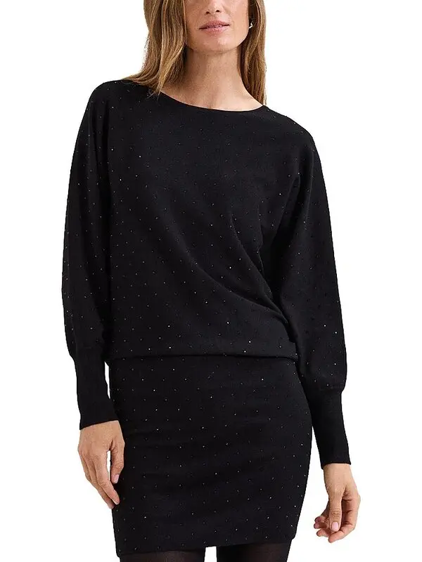 PHASE EIGHT Becca Embellished Dress - Black