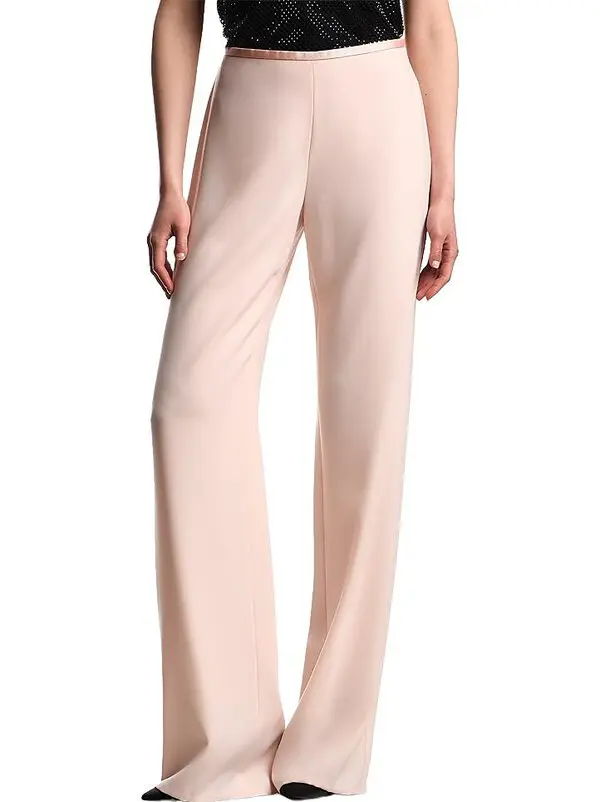 Emporio Armani Satin Straight Leg Pants - Multi