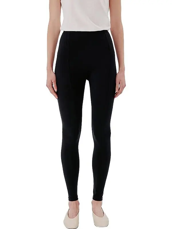 Another Tomorrow Seamed Legging - Black