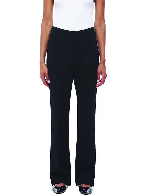 Another Tomorrow Relaxed Jersey Pant - Black