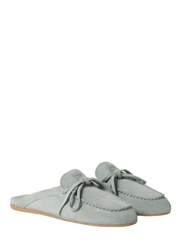 Miu Miu Mule Loafers - Powder Blue