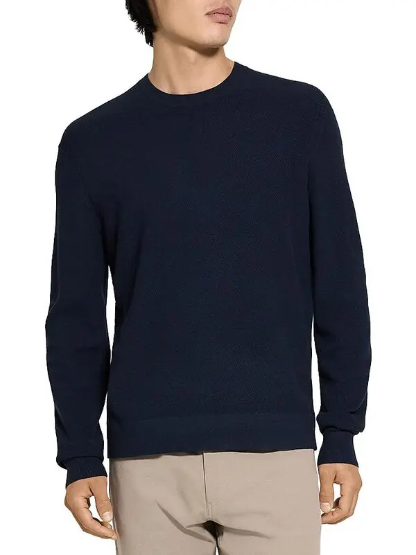 Theory Riland Crewneck Sweater - Dark Eclipse