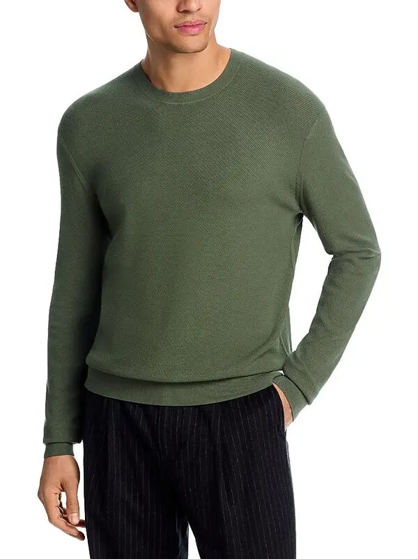 Theory Riland Crewneck Sweater - Light Ivy
