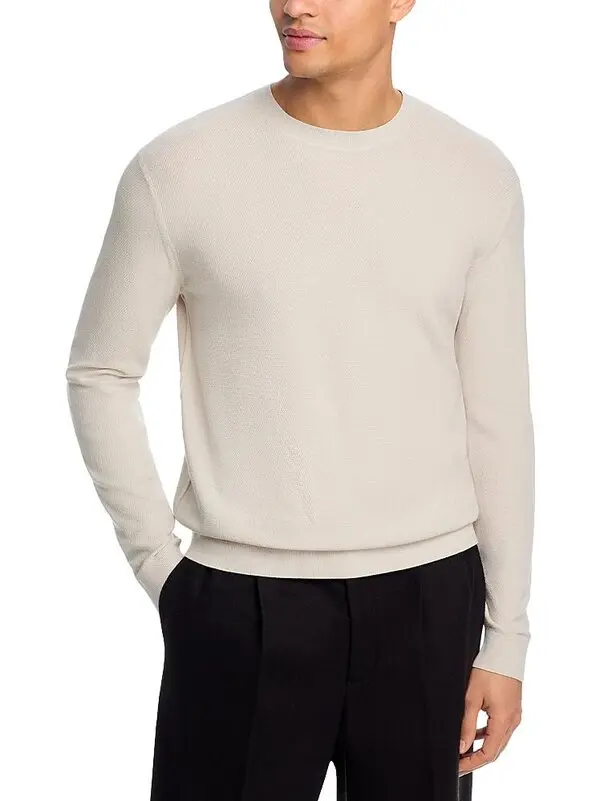 Theory Riland Crewneck Sweater - Silver Cloud