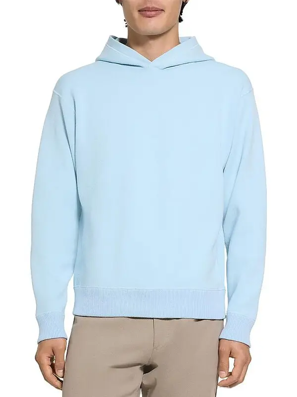 Theory Relaxed Fit Hoodie - Light Ocean Air