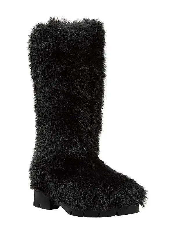 STUART WEITZMAN Hudson Shearling Boots - Black