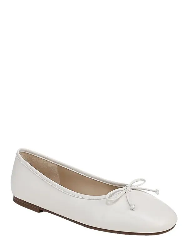 Sam Edelman Alie Ballet Flats - Bright White
