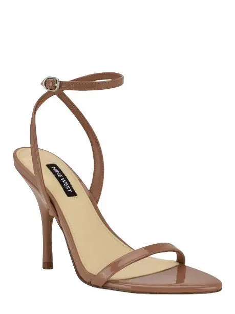 Nine West Villo Ankle Strap Sandals - Medium Natural