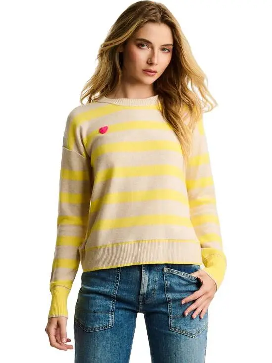 Lisa Todd Subtle Love Cotton Sweater - Almond Butter