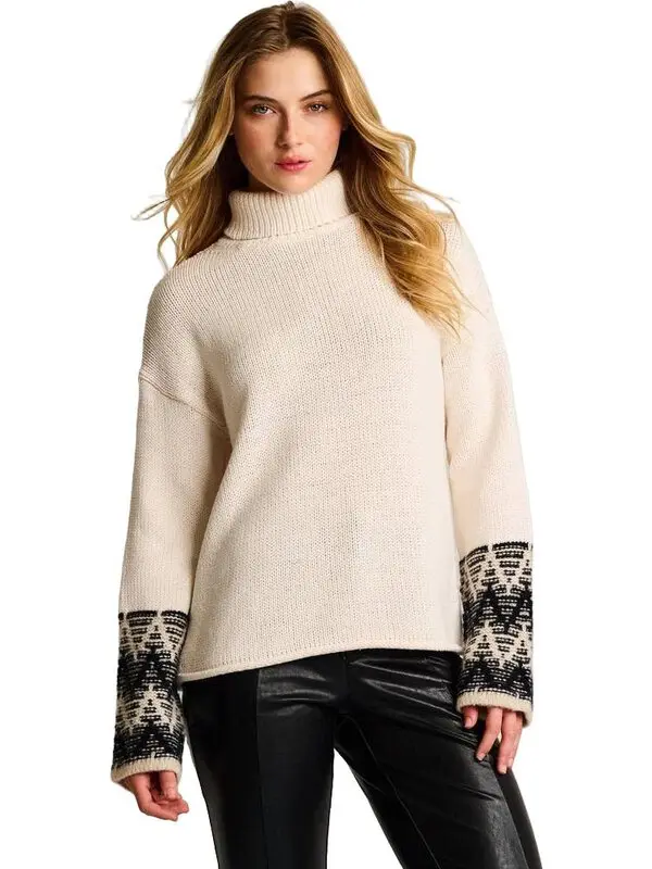Lisa Todd Wonderland Nordic Pullover Sweater - Snow