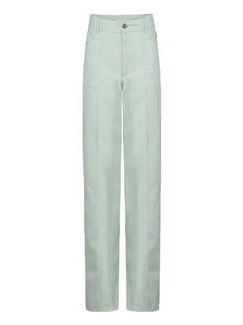 PCFG Linen Blend Free Heaven Pant With Pocket - Light Green