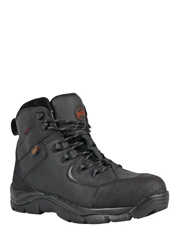 HOSS BOOT COMPANY Hoss Ridge Composite Toe Waterproof Work Boots - Black