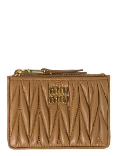 Miu Miu Minuteria Matelass - Brown