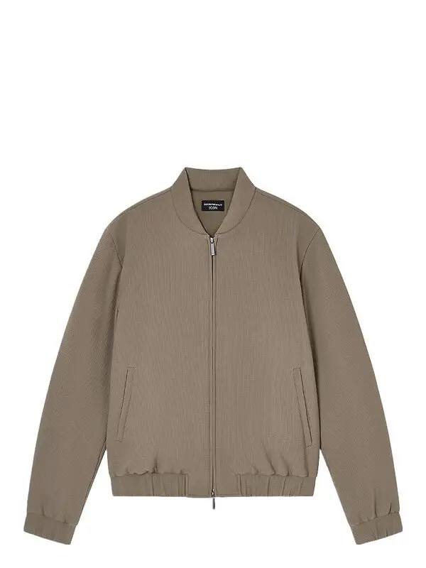 Emporio Armani Blouson Jacket - Solid Medi