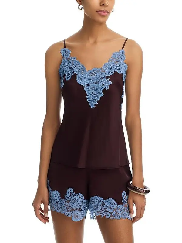 A.L.C. Hana Lace Trim Top - Ganache