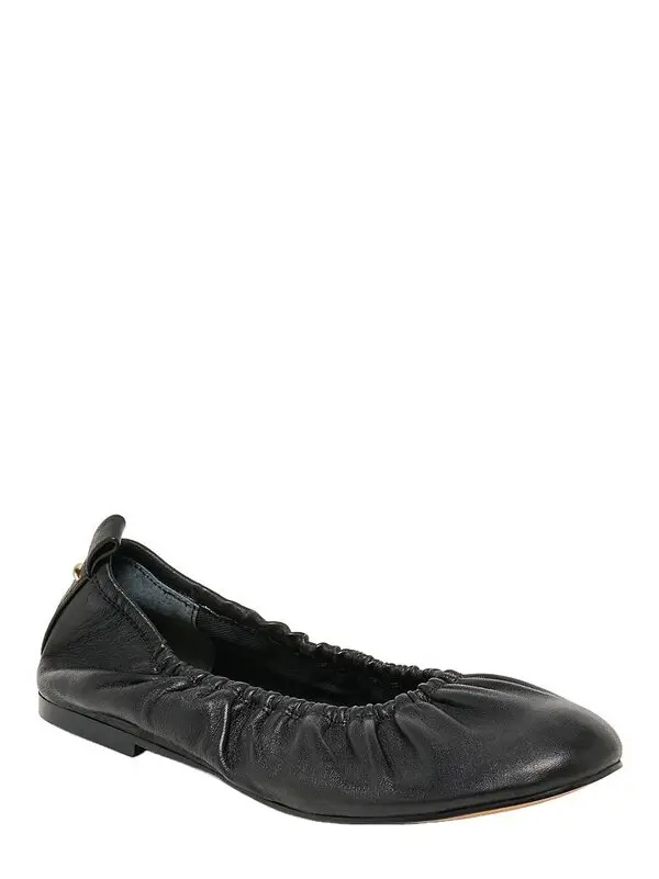 Dolce Vita Conrad Ballet Flats - Black Leather