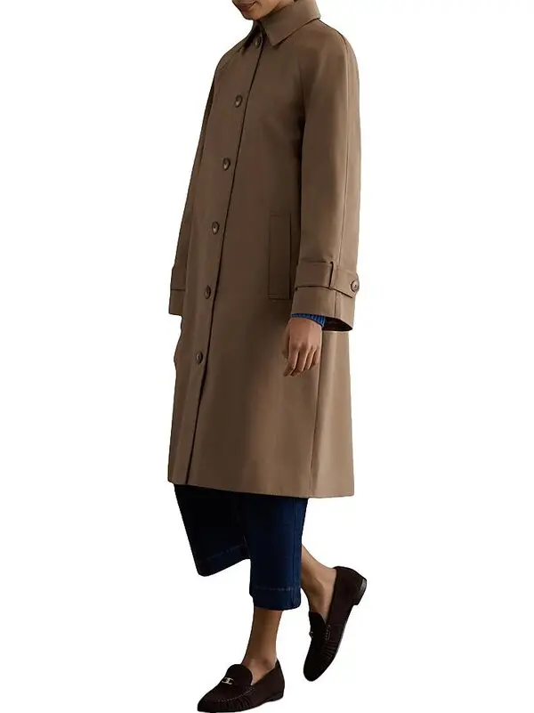 HOBBS LONDON Lucy Trench Coat - Mink Brown