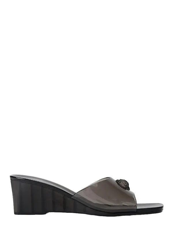 Kurt Geiger Maddison Wedge Mules - Black