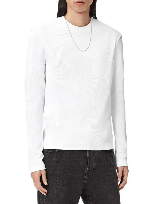 ALLSAINTS Theo Crewneck Shirt - Optic White