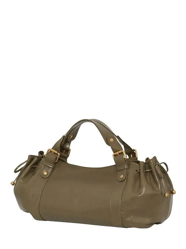 Gerard Darel 24h Leather Handbag - Olive