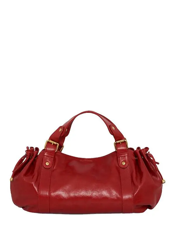 Gerard Darel 24h Leather Handbag - Red