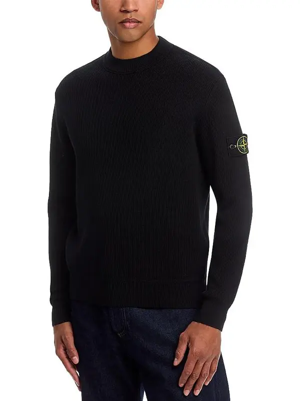Stone Island Maglia Patch Sweater - Black