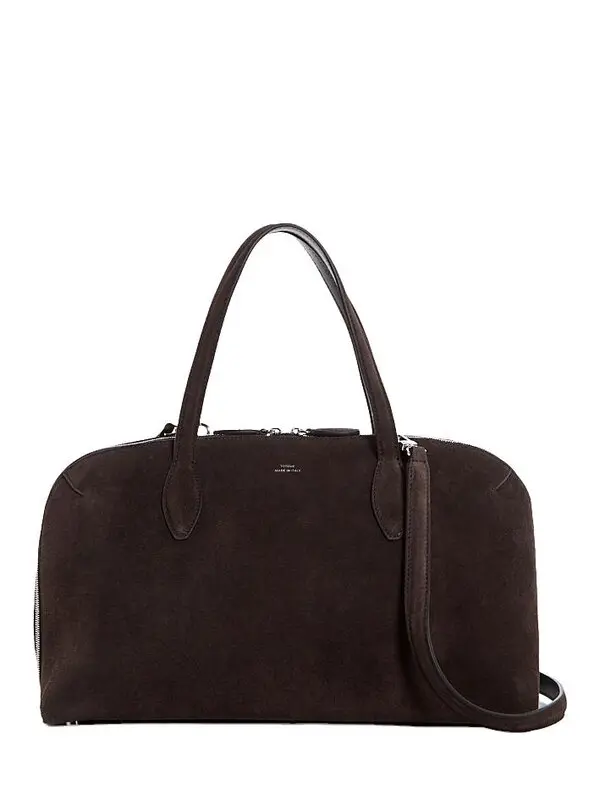 TOTEME Day Suede Tote - Dark Brown