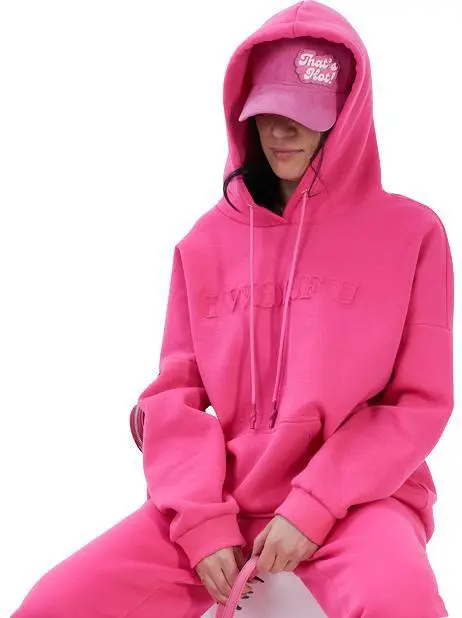 MOSHIQA I Woof U Hoodie - Pink