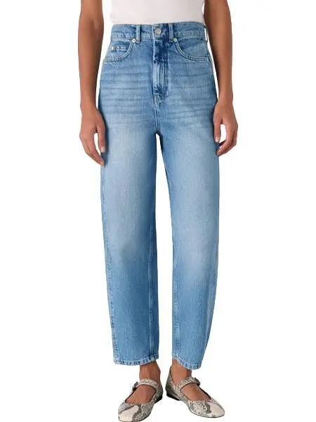 Whistles Barrel Leg Jeans - Light Wash