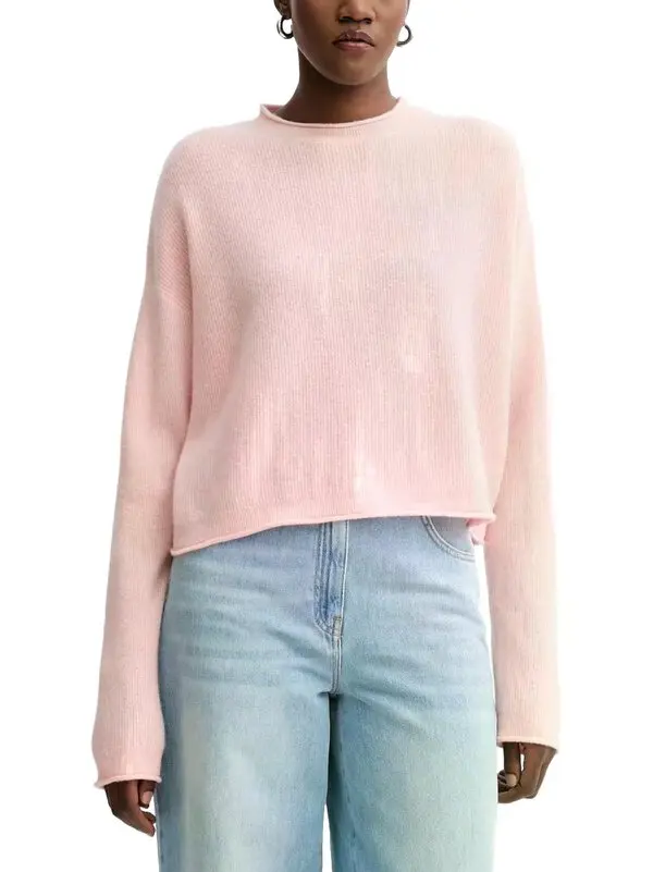 American Vintage Round Neck Sweater - Pink