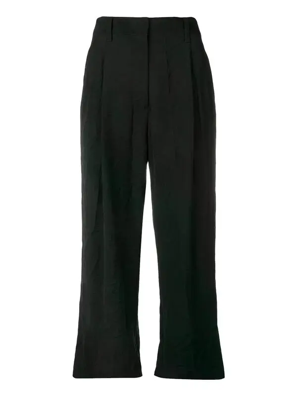 3.1 Phillip Lim Cropped Straight Tailored Pants - Black