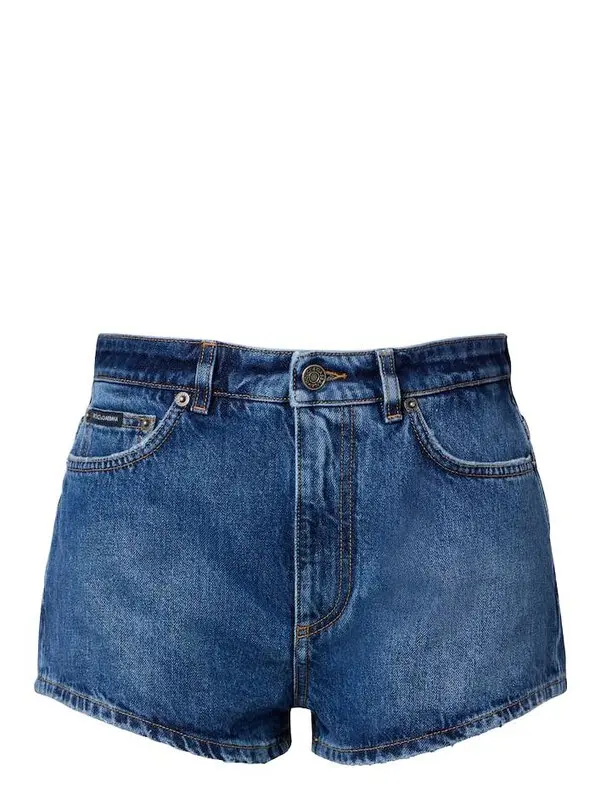 Dolce & Gabbana Denim Micro Shorts - Blue