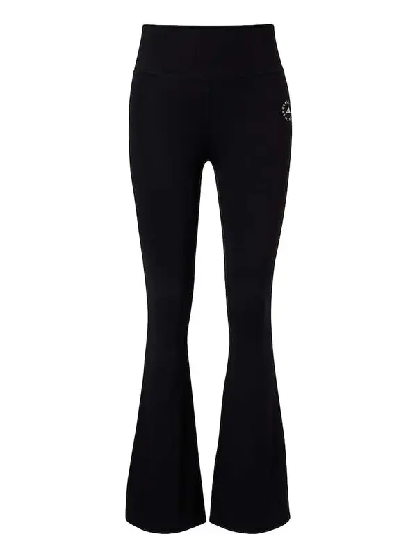 Adidas By Stella McCartney Technical Flared Leggings - Black