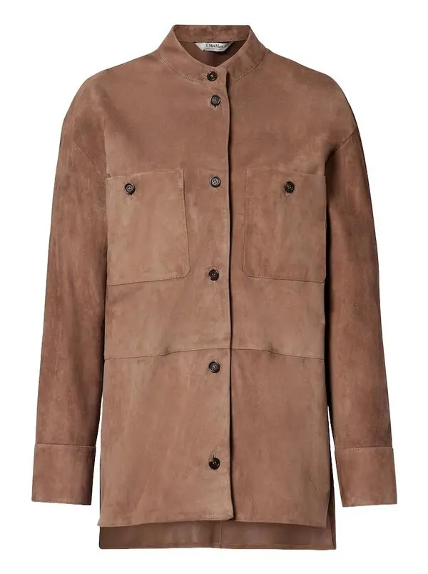 Max Mara Melodia Suede Jacket - Brown