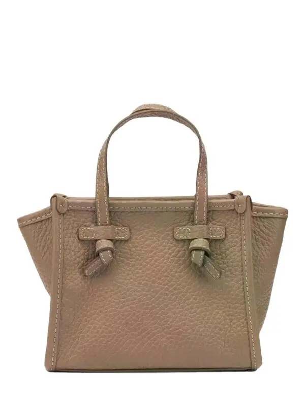 GIANNI CHIARINI Miss Marcella Knot-detail Tote Bag - Brown