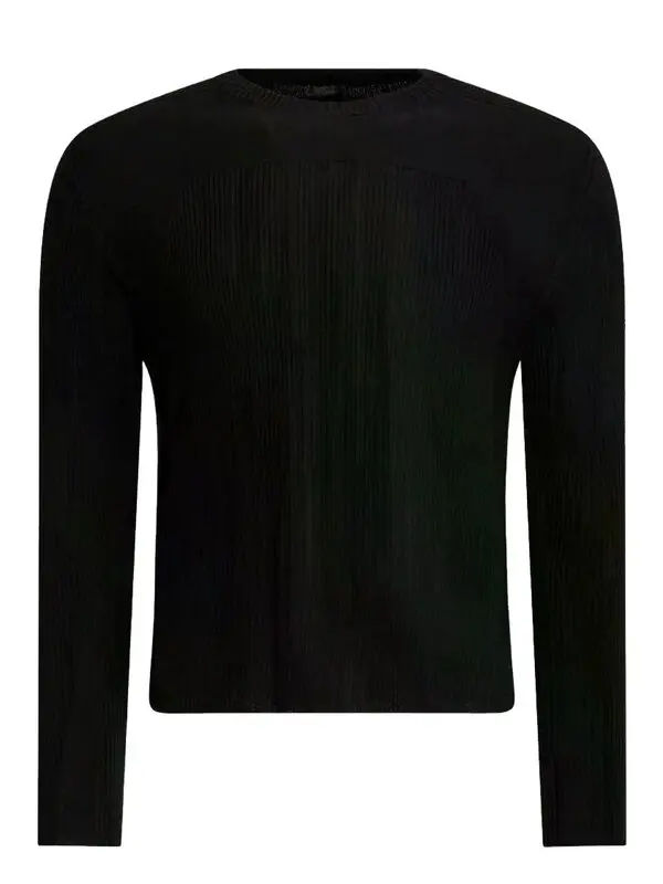 Rick Owens Ribbed Sweater - Black