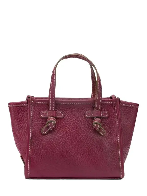 GIANNI CHIARINI Miss Marcella Leather Tote Bag - Red