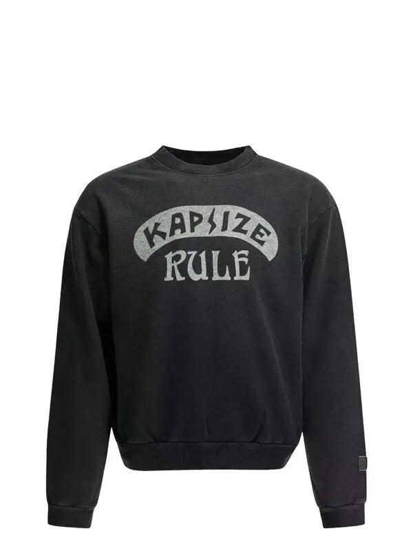 Kapital Logo-print Sweatshirt - Black