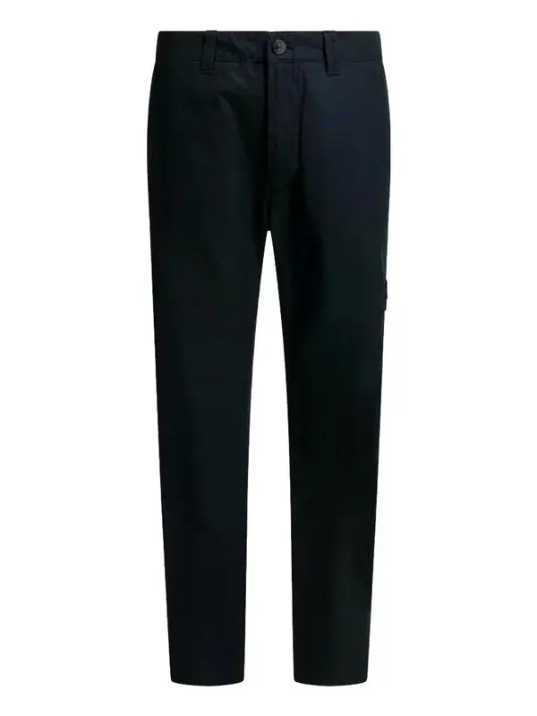Stone Island Patch Pocket Trousers - Black