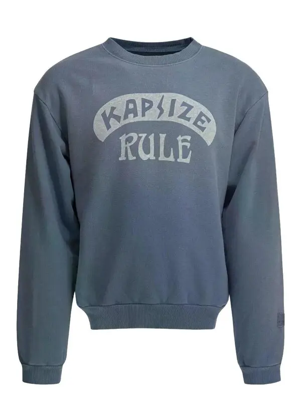 Kapital Graphic-print Sweater - Blue