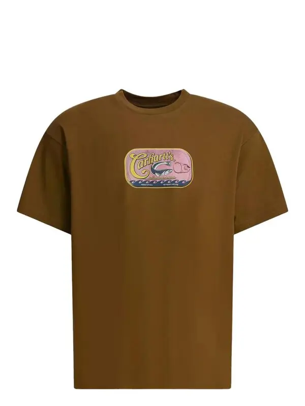 Carhartt Work In Progress Sardinas Graphic Print T-shirt - Brown