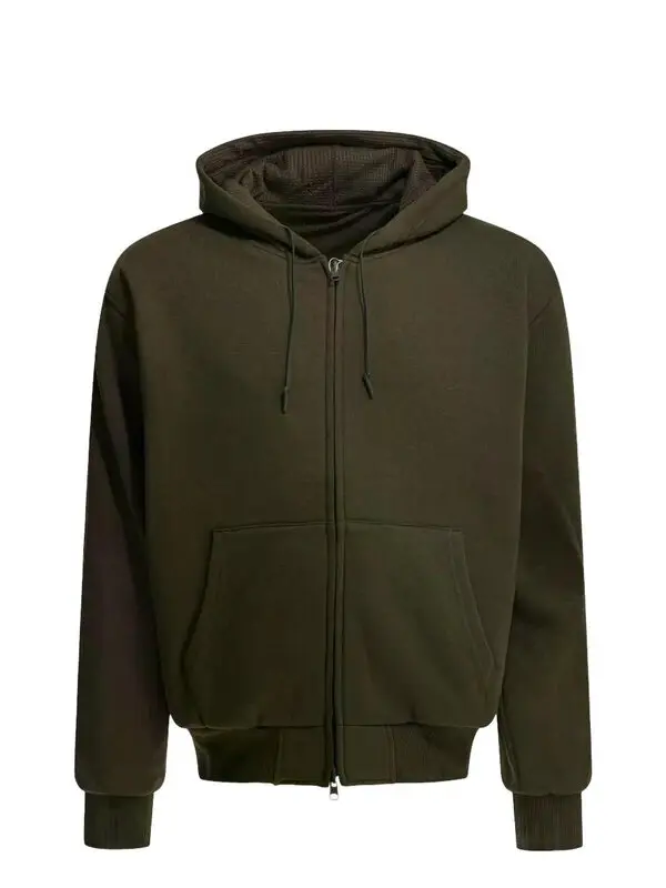 DAIWA PIER39 Zip-fastening Hoodie - Brown