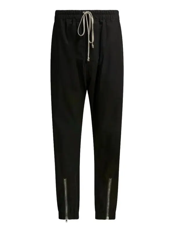Rick Owens Zip Trousers - Black
