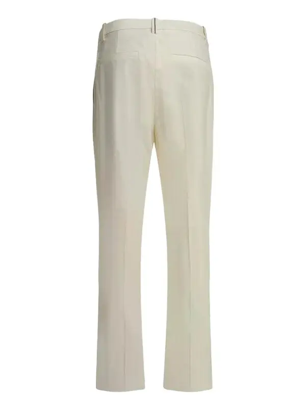 Brunello Cucinelli Belt-loop Cropped Trousers - Neutrals
