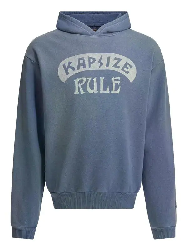 Kapital Graphic Hooded Sweater - Blue